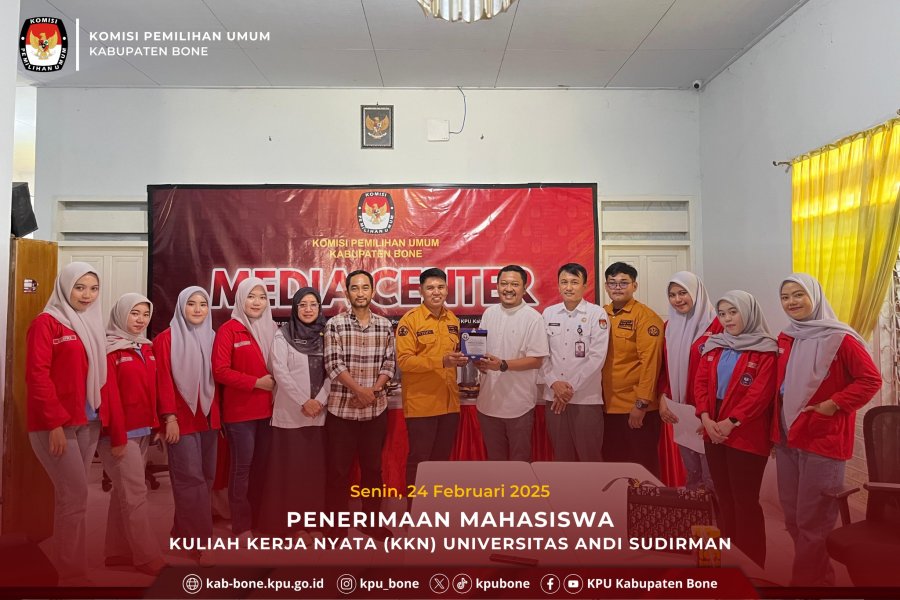 KPU KAB-BONE - Penerimaan Mahasiswa Kuliah Kerja Nyata (KKN) Fakultas Hukum dan Politik Angkatan ...